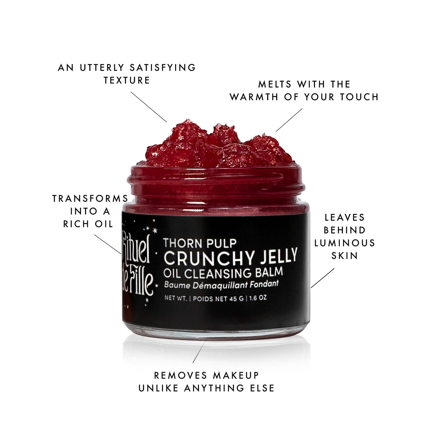 Thorn Pulp Crunchy Jelly Oil Cleansing Balm | Rituel de Fille